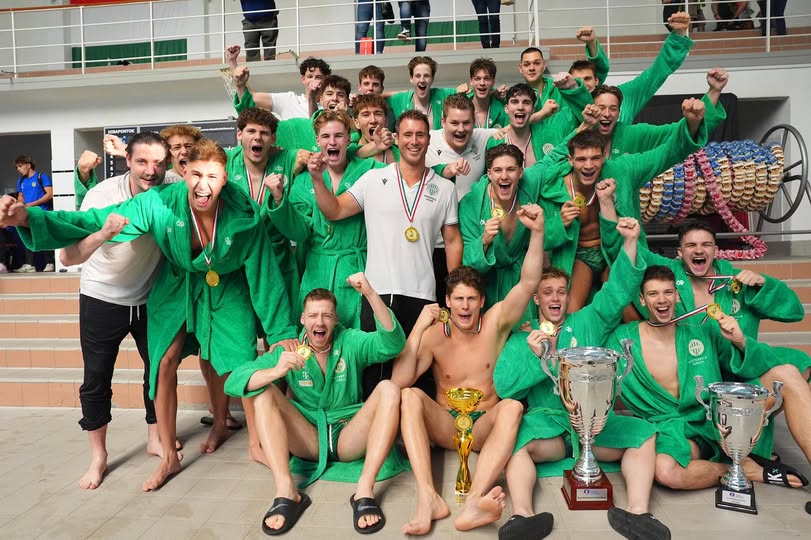 Ifjúsági Bajnok vízilabdában az FTC-Telekom csapatával Balla Ferenc ...