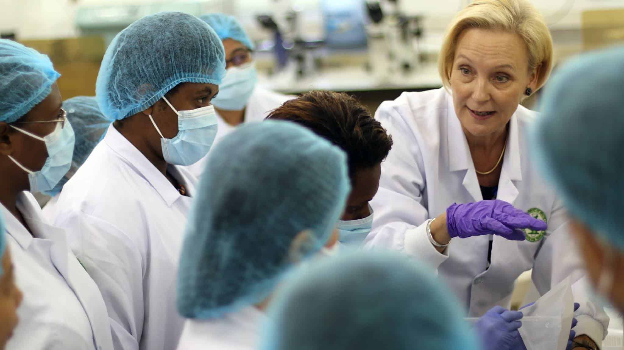 Doctors of the Department of Dermatology study tropical skin diseases ...