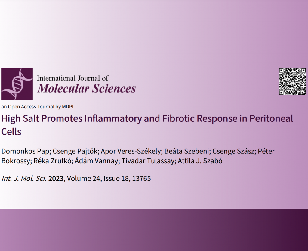 Our newest article in IJMS: High Salt Promotes Inflammatory and ...