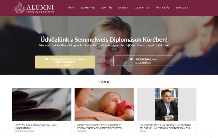 Elindult a Semmelweis Alumni online platformja – Semmelweis Hírek