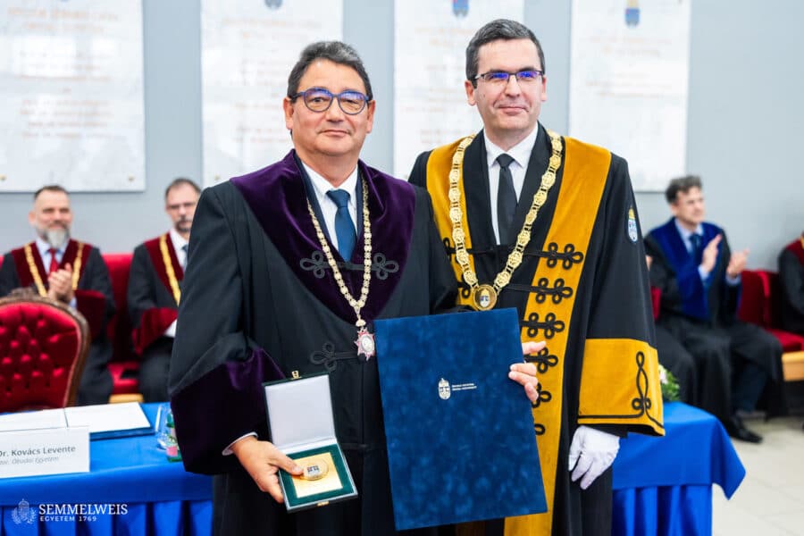 Az Óbudai Egyetem tiszteletbeli doktora lett dr. Merkely Béla – Semmelweis Hírek