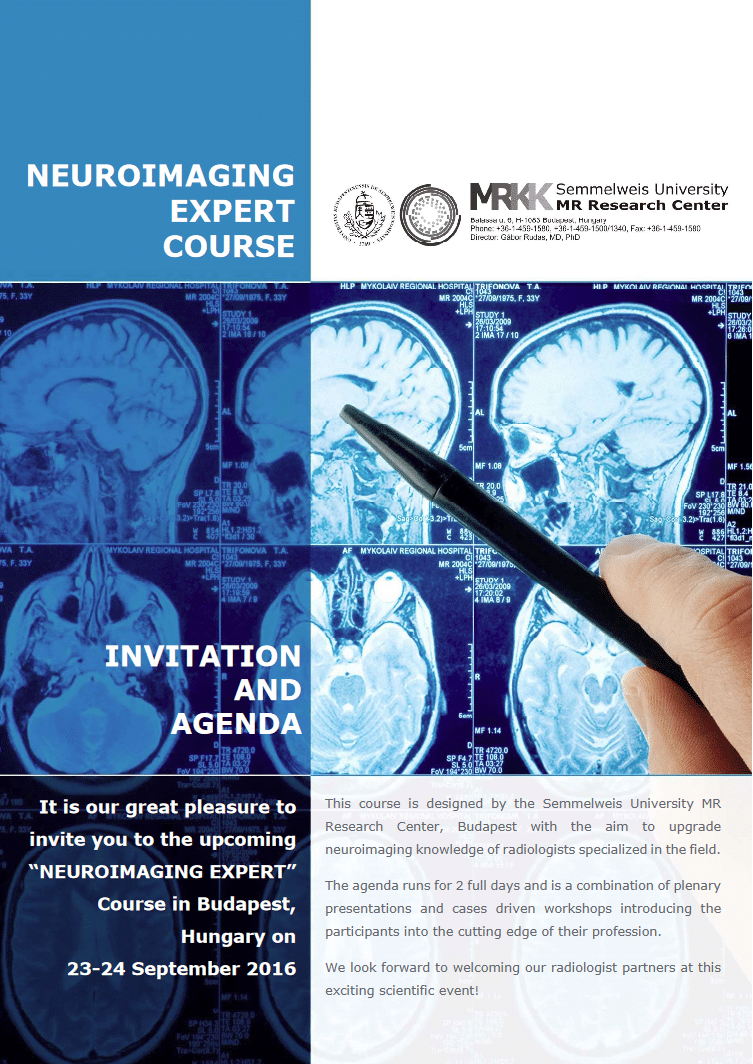 Neuroimaging Expert Course – Orvosi Képalkotó Klinika