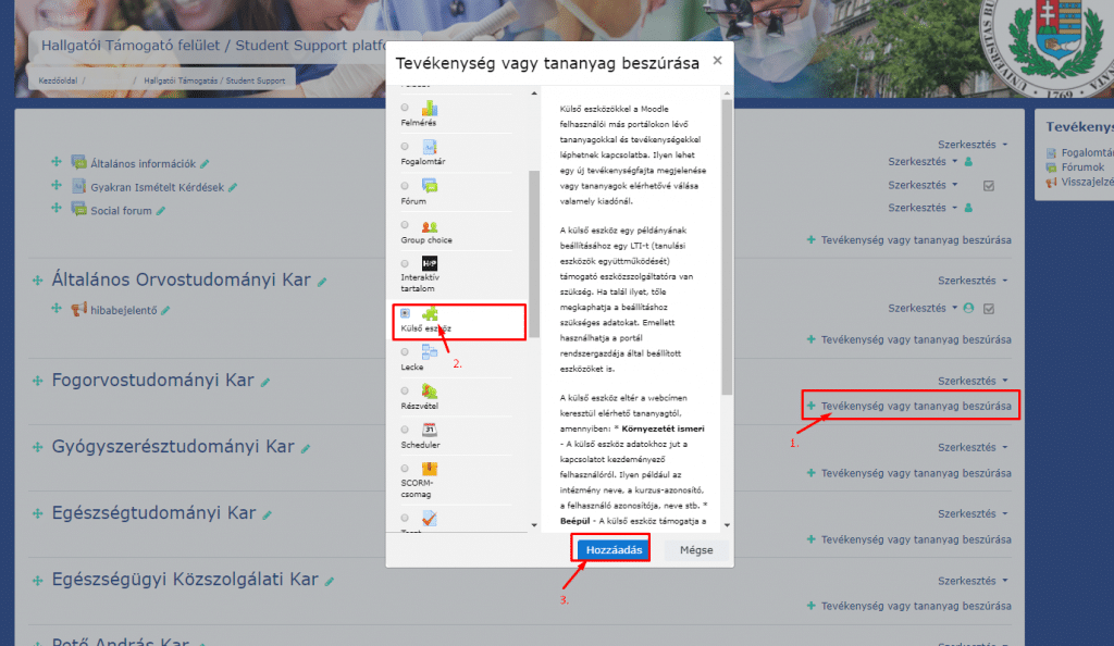 Zoom a Moodle-ben – Oktatásfejlesztési, -módszertani|és -szervezési Központ