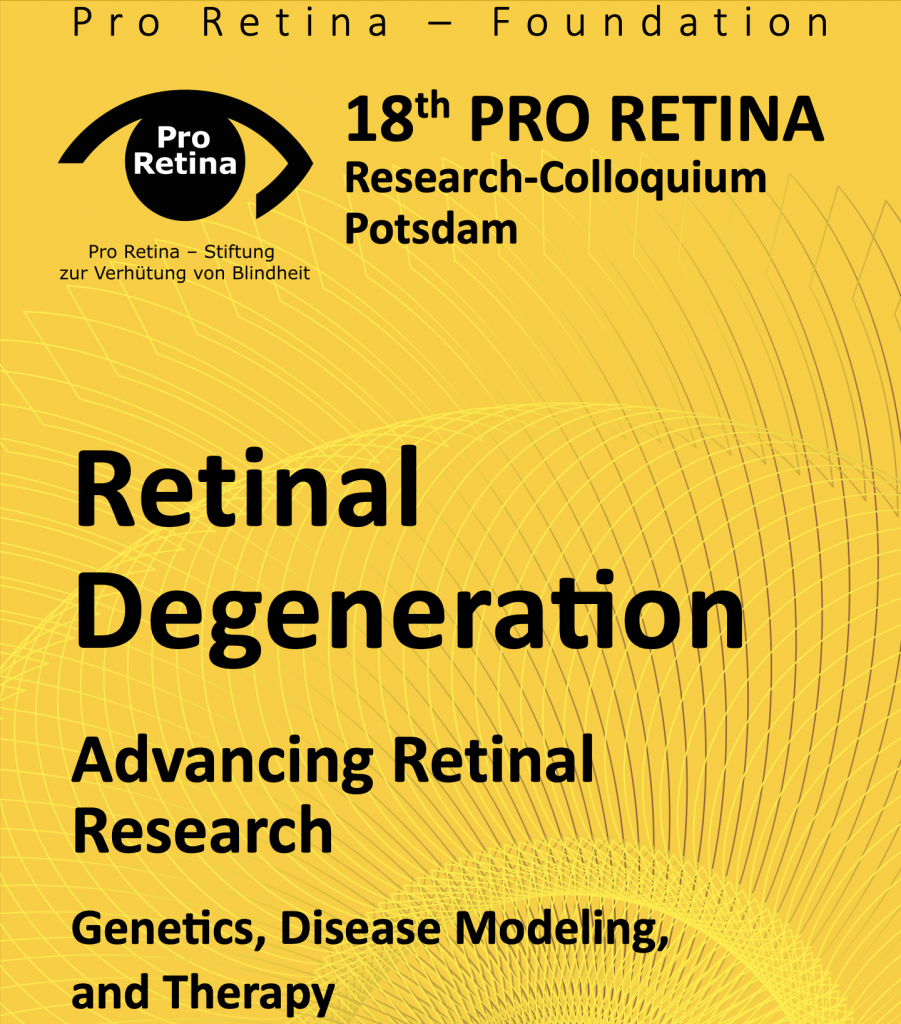 18th PRO RETINA Research-Colloquium Potsdam Attendance – Retina Laboratory